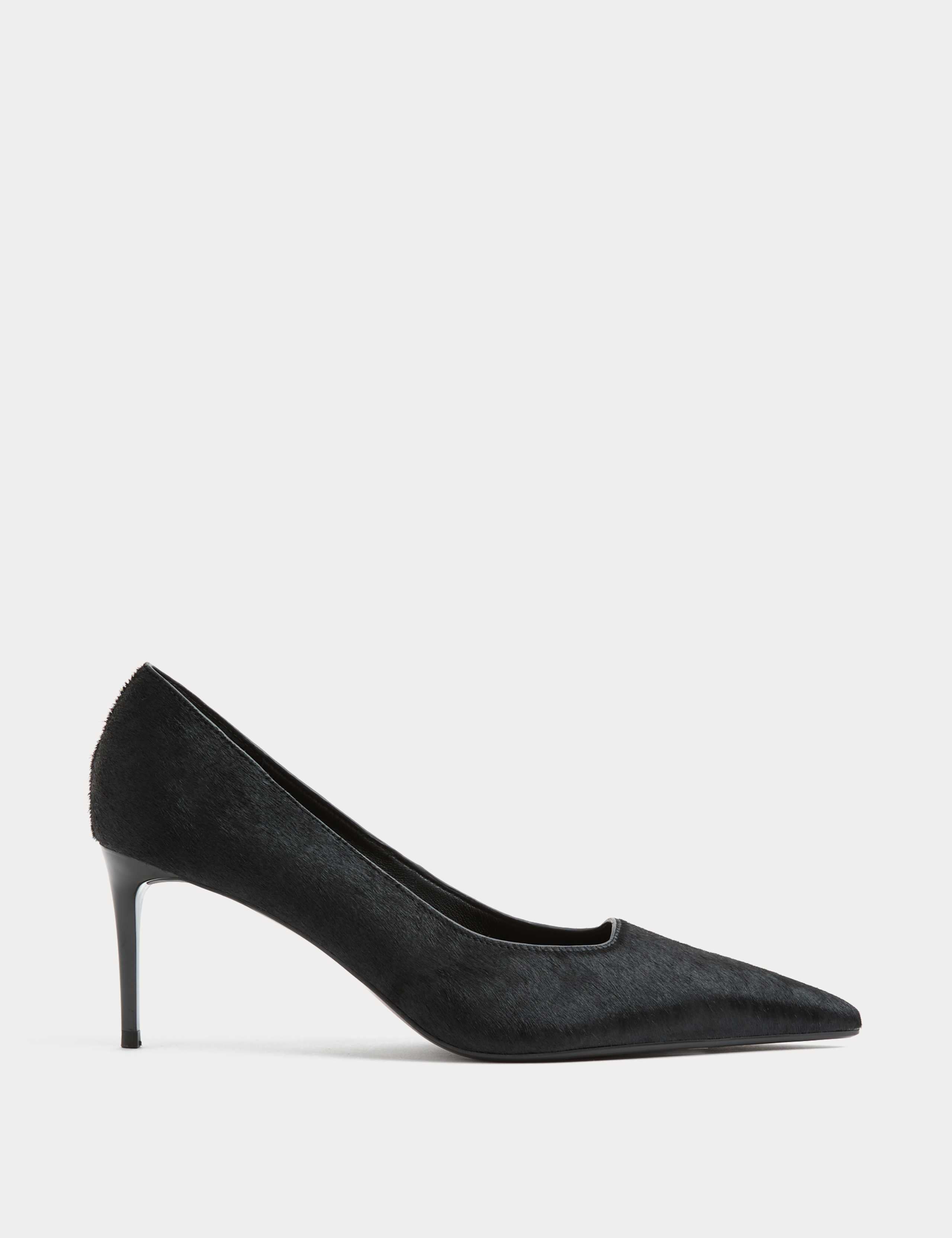 Hair On Leather Stiletto Heel Court Shoes – Newin.Style
